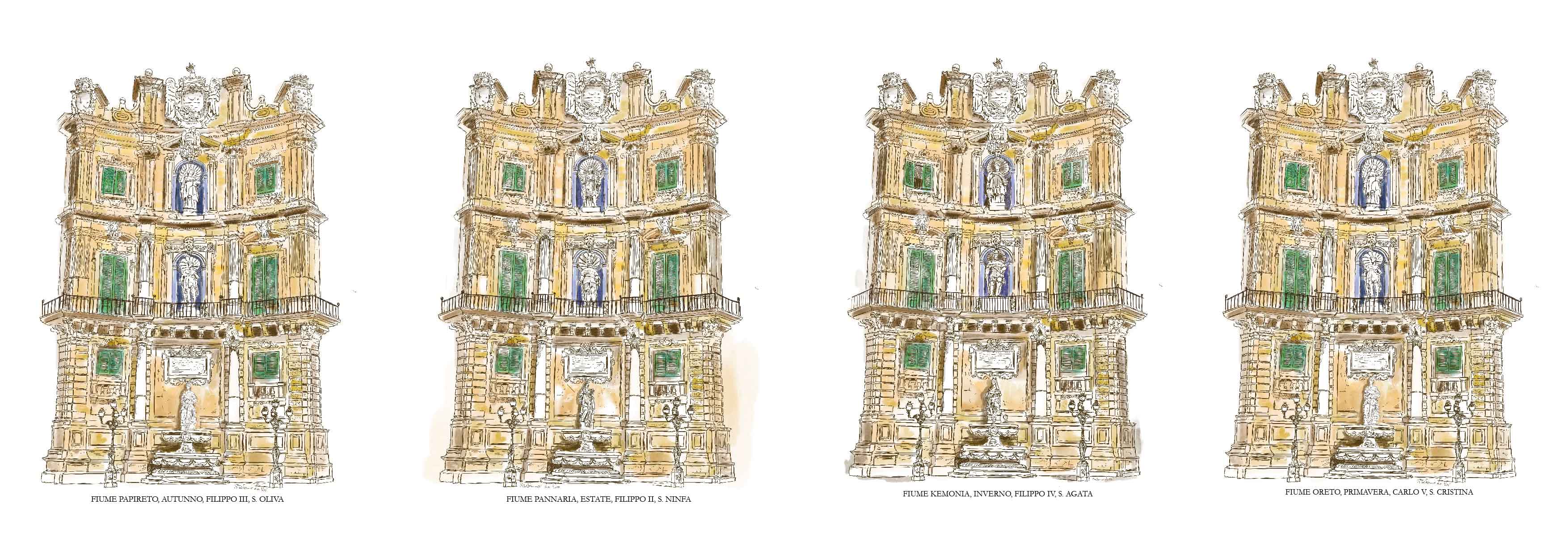 Illustrazioni monumenti – Guara Concept Store